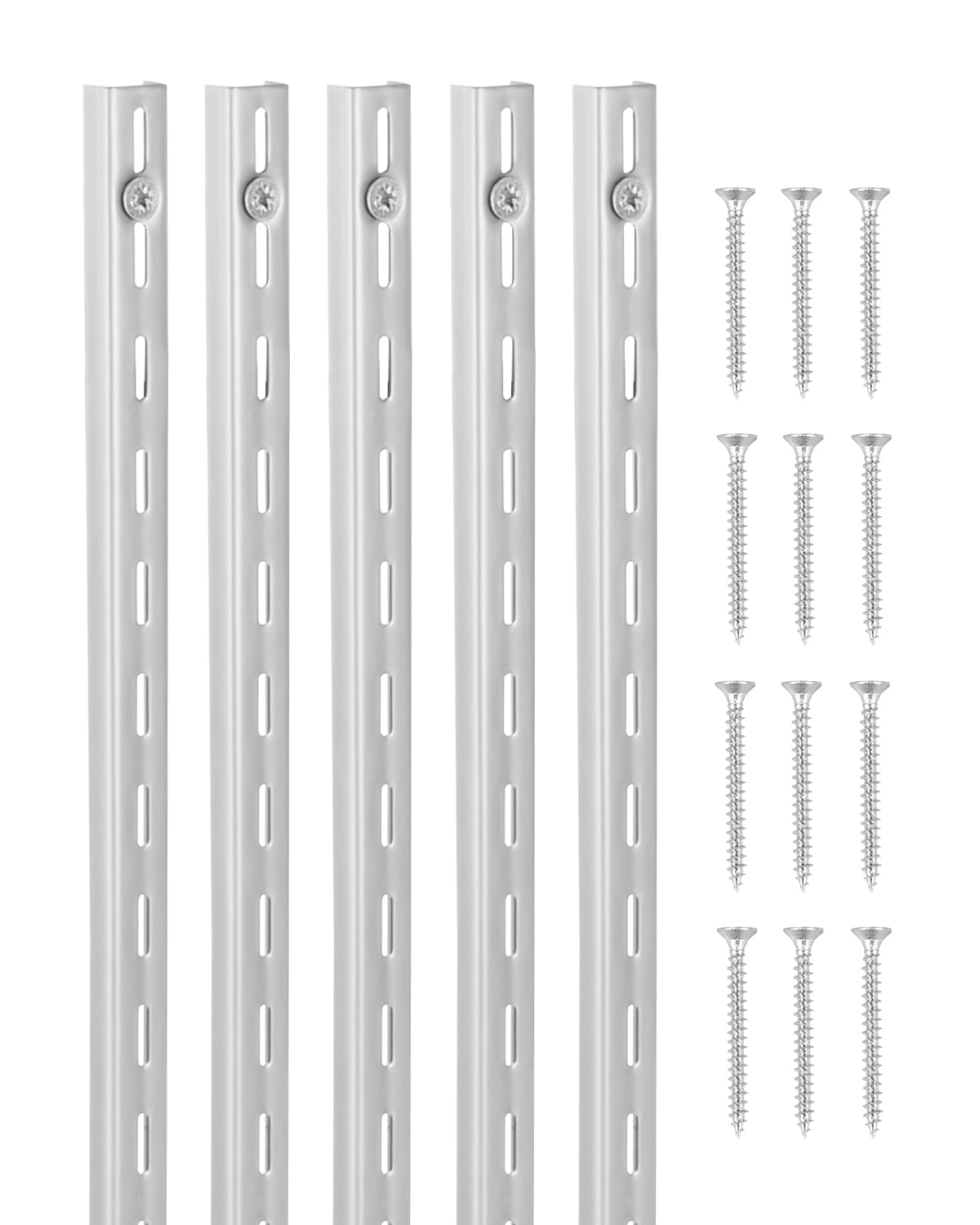 VEVOR Shelf Pilaster, 39-inch 10 Pack, Upright Wall Shelving System ...