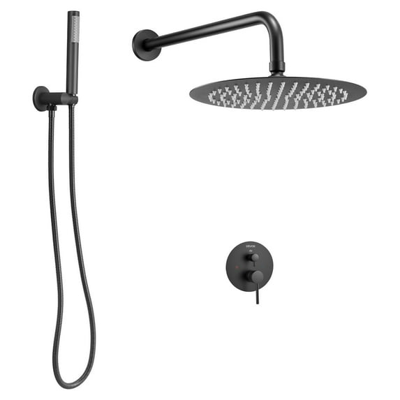 VEVOR Shower Faucet Set, Rainfall Bathroom Shower System with 10-Inch ...