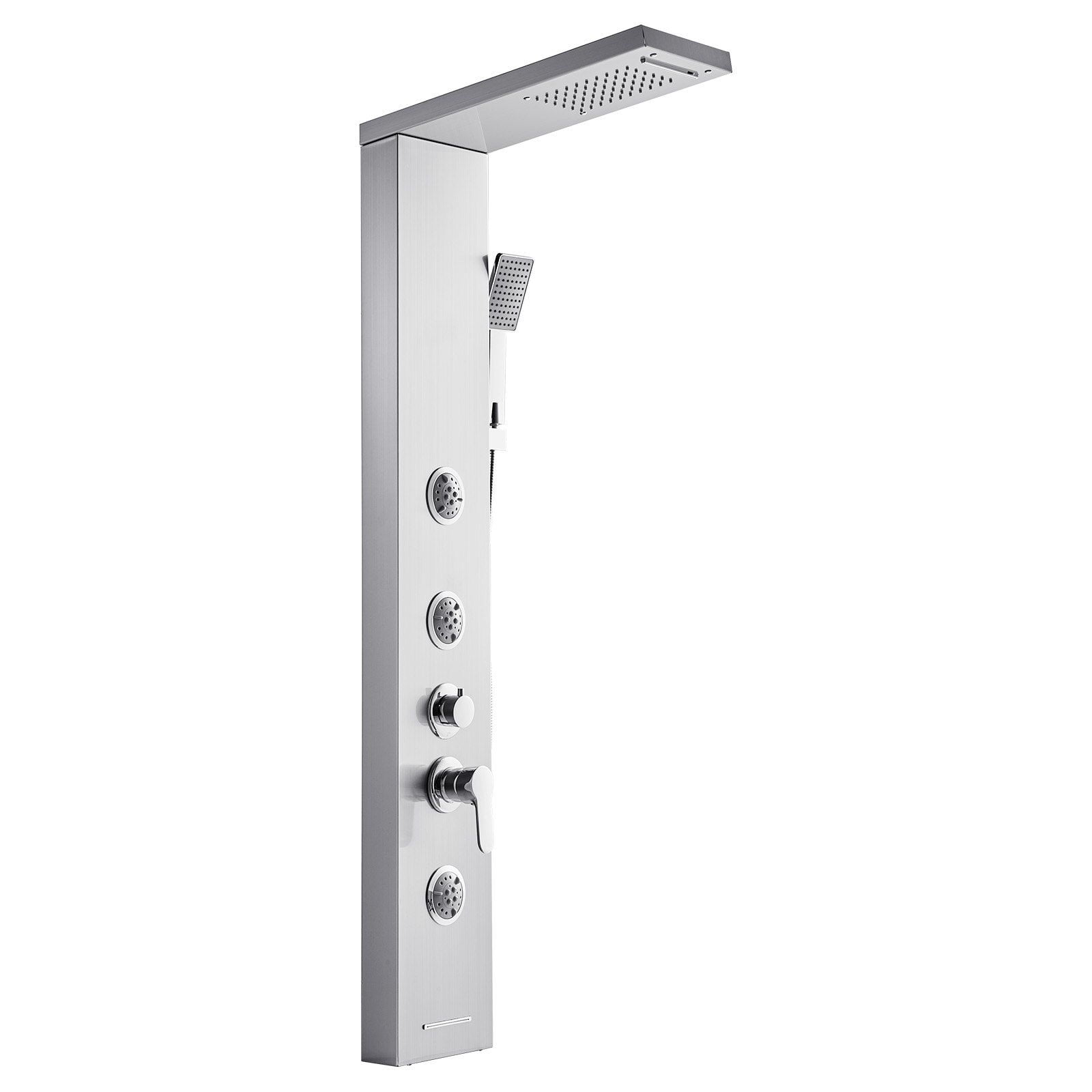 VEVOR Shower Panel Tower System with Rainfall Waterfall Shower Head, 53 ...
