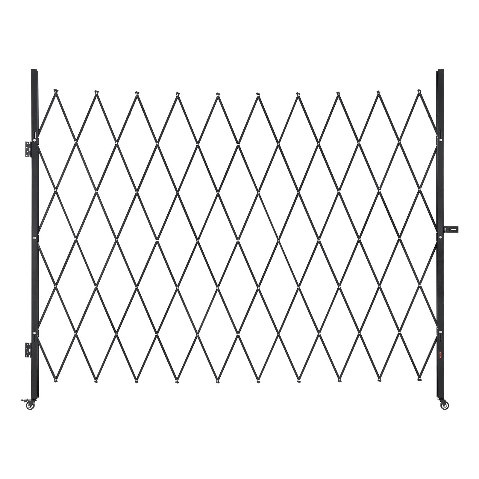 VEVOR Single Folding Security Gate, Lockable Scissor Gate with 360 ...