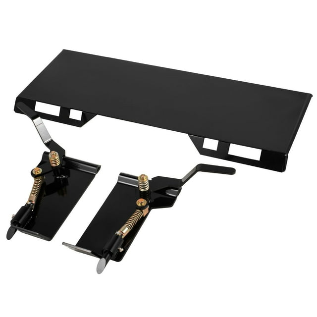 VEVOR Skid Steer Quick Attach Plate, 1/4" Conversion Adapter with Latch ...