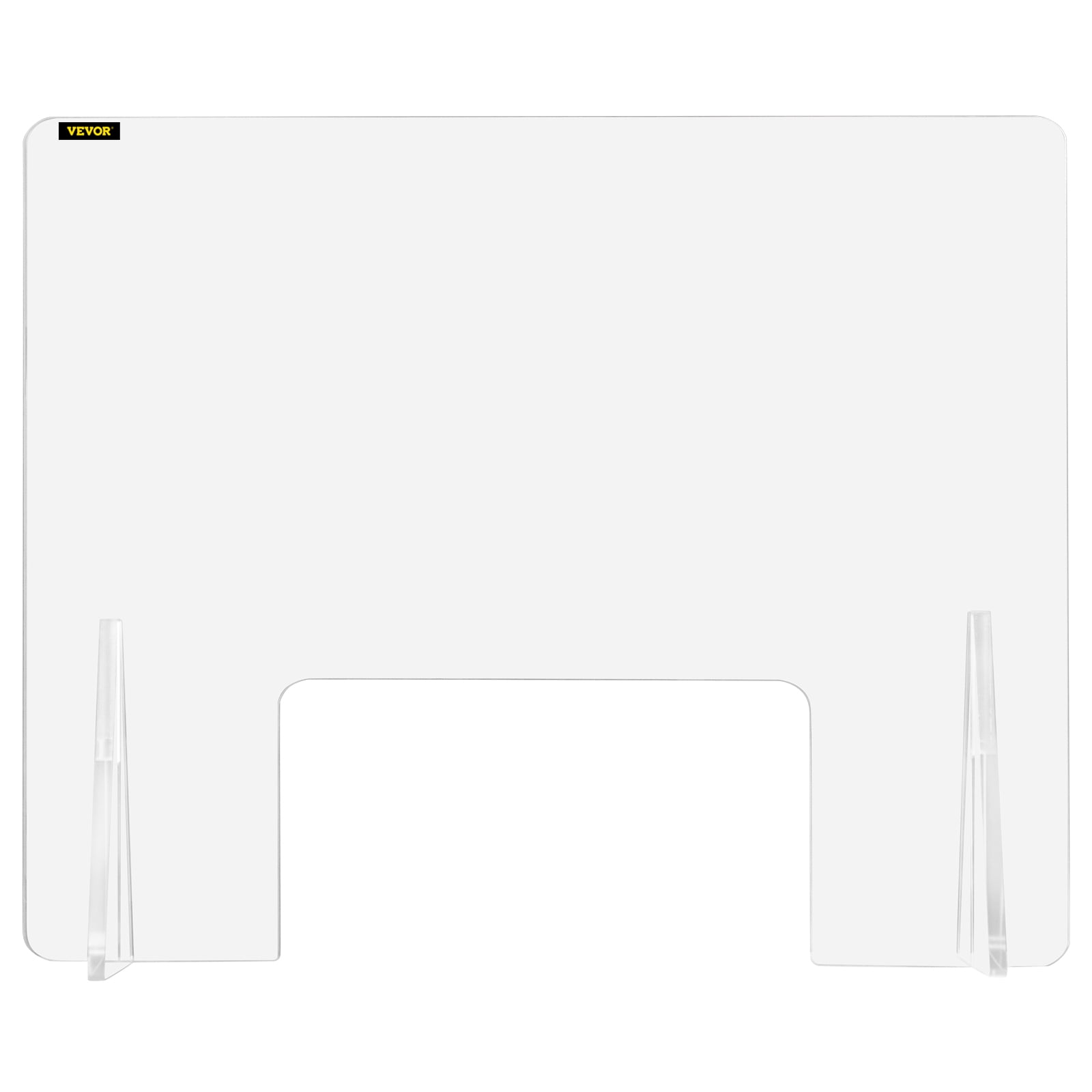 VEVOR Sneeze Guard for Counter 24"x33.5" Acrylic Shield for Desk 0.2 ...