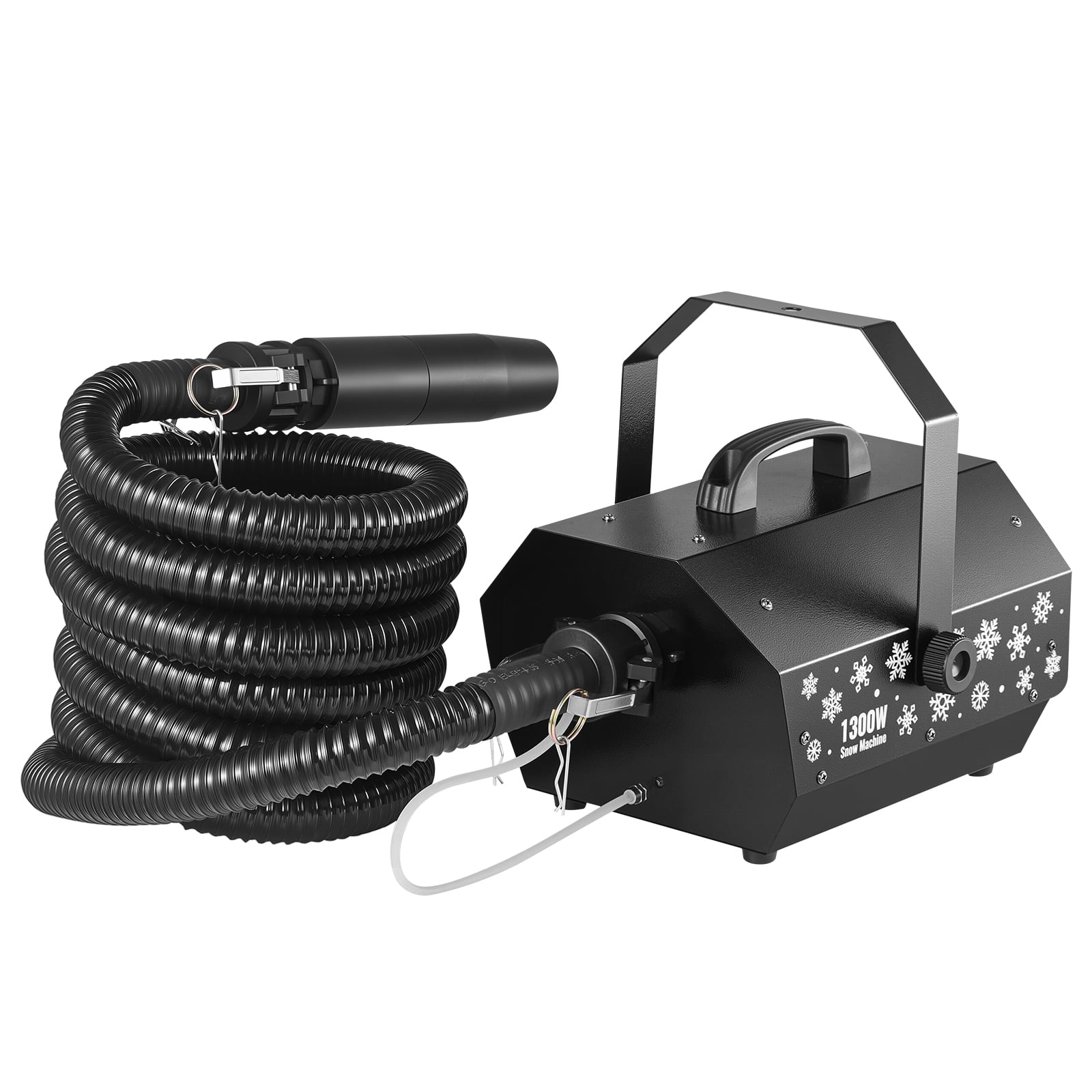 VEVOR Snow Machine, 1300W Super Silent Snow Maker, Portable Wireless ...