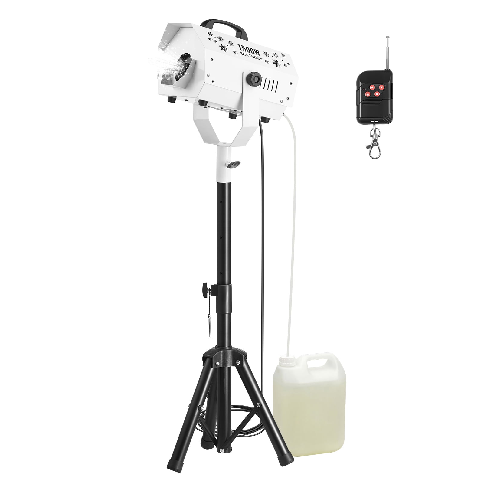 VEVOR Snow Machine, 1500W Fake Snow Maker with Adjustable Stand ...