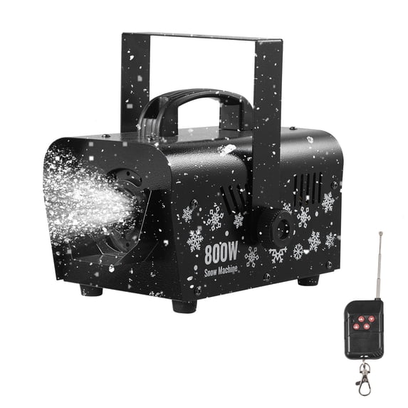 VEVOR Snow Machine, 800W Handheld/Hanging Snow Maker, Portable Wireless ...