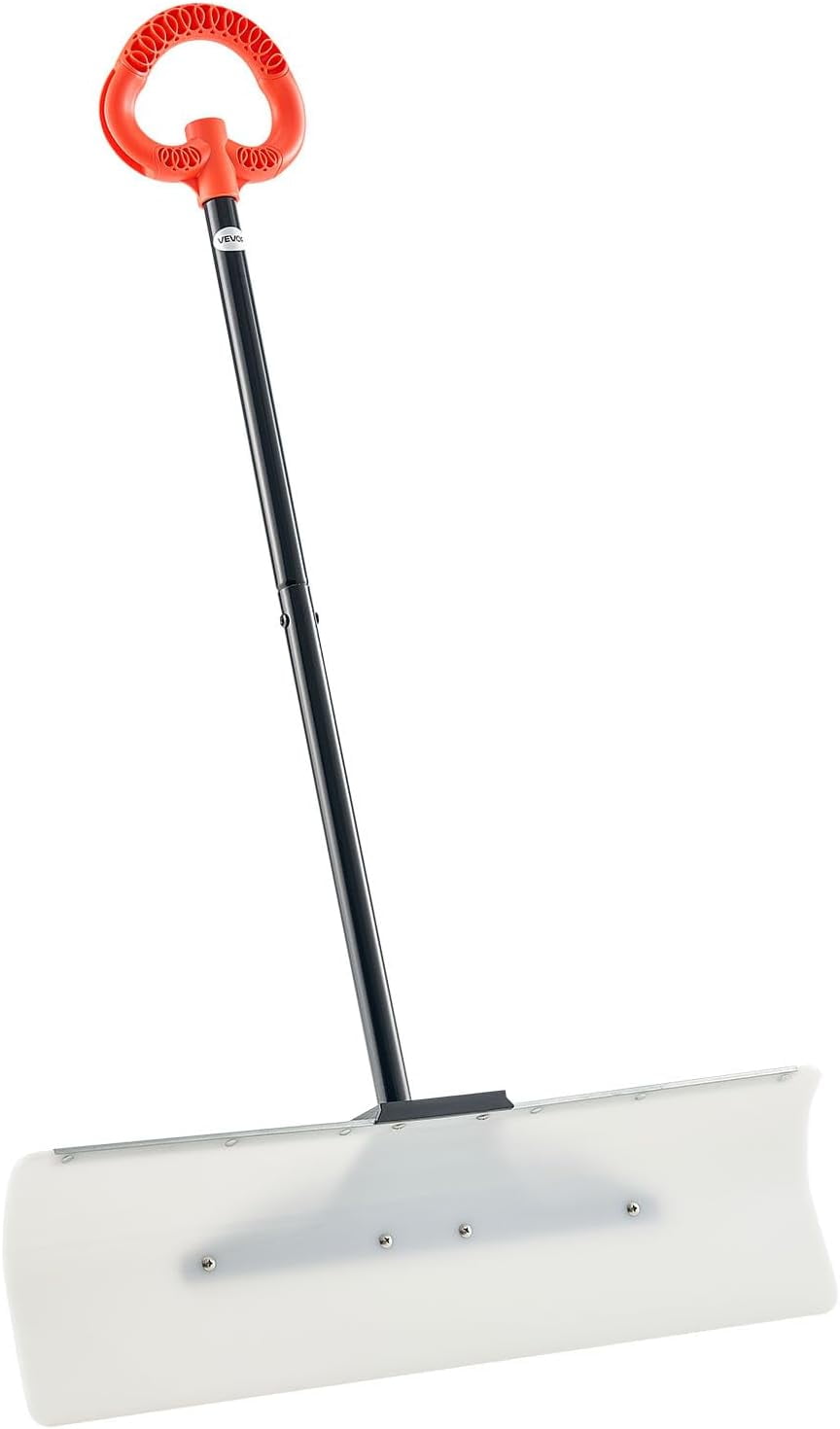 VEVOR Snow Pusher, 30 inch Wide Push Snow Shovel Plow for Driveway ...