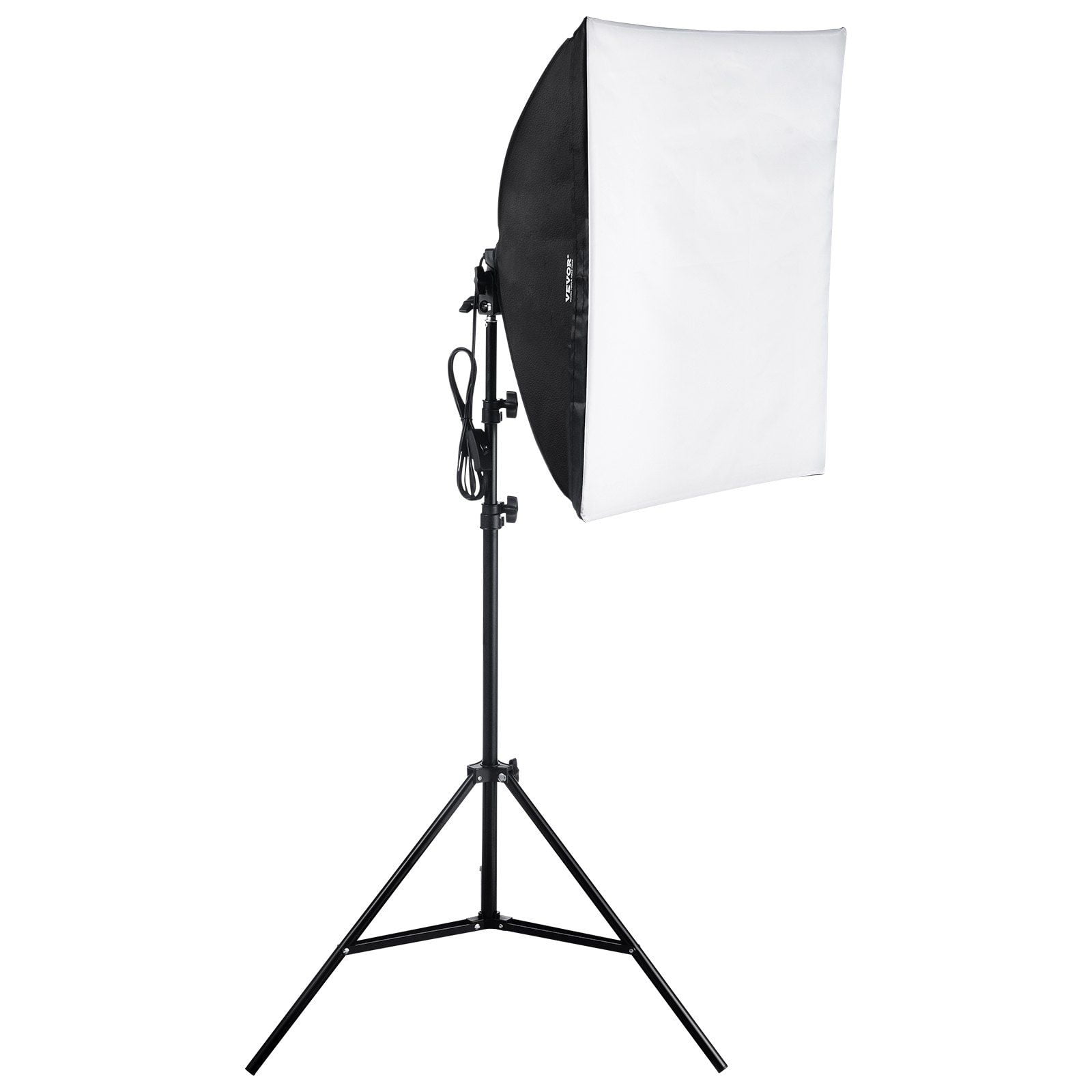 VEVOR Softbox Lighting Kit 24 in x 24 in 30W 5500K LED Bulbs Adjustable ...