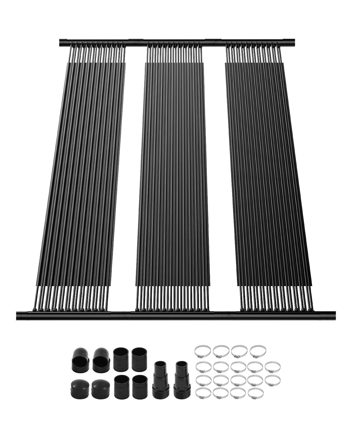 VEVOR Solar Pool Heater, 4 x 10 ft HDPE Pool Heating System - Durable ...