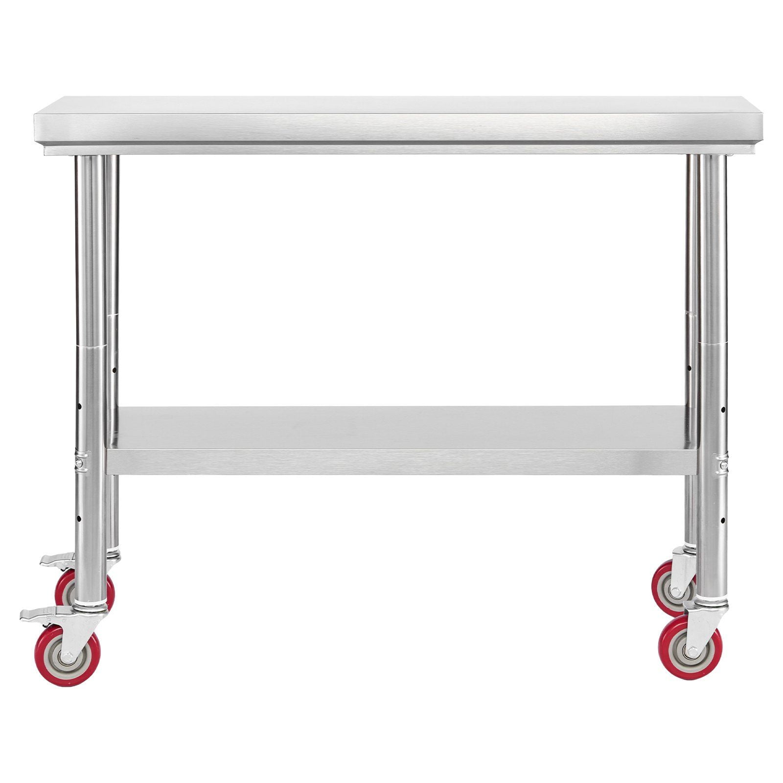 VEVOR Stainless Steel Table, 24 x 35.4 Inches Food Prep Worktable with ...