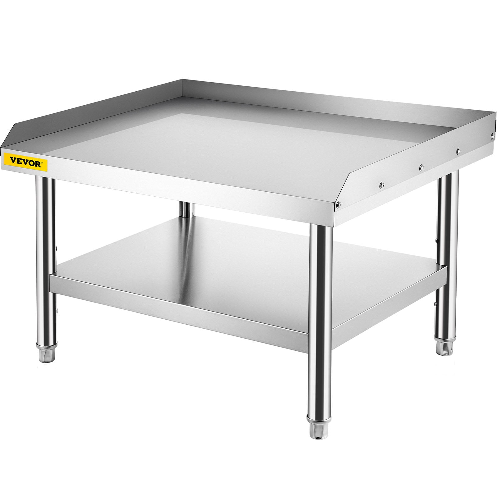 VEVOR 36x30 Inch Stainless Steel Utility Table, Food Prep & Workbench ...