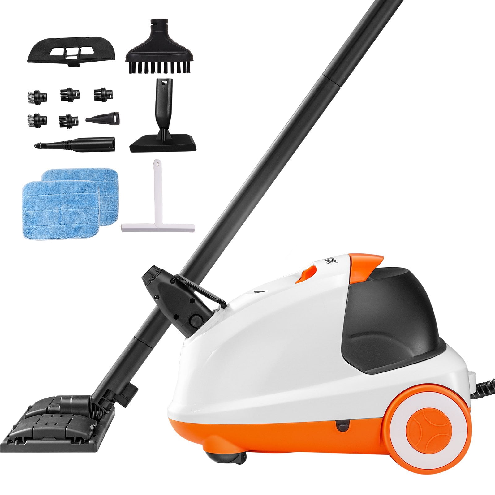 VEVOR Steam Cleaner 23 pcs Accessories 2.5L Tank for Floors Upholstery ...