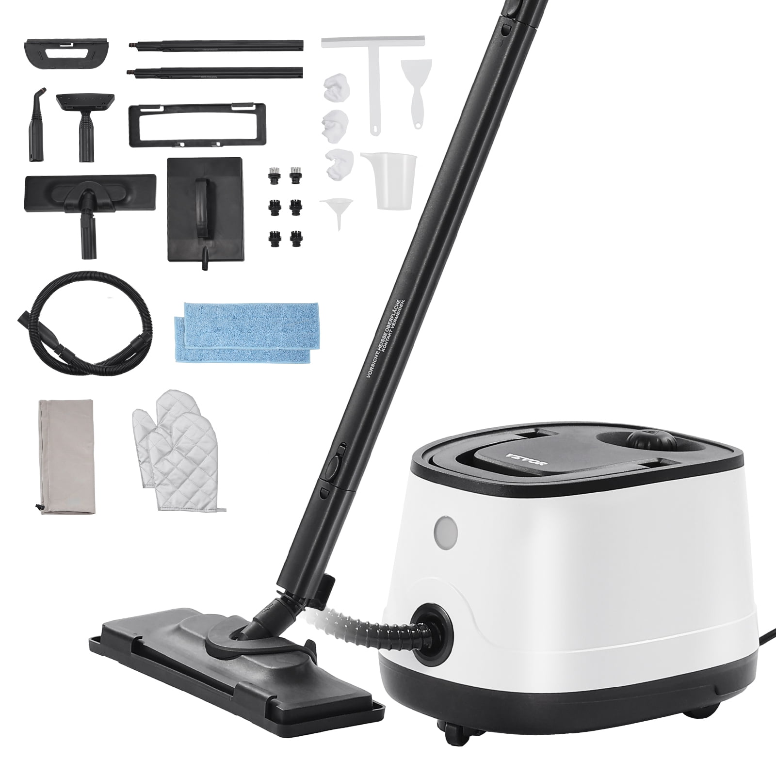 VEVOR Steam Cleaner, Multipurpose Powerful Steamer with 27 Accessories ...