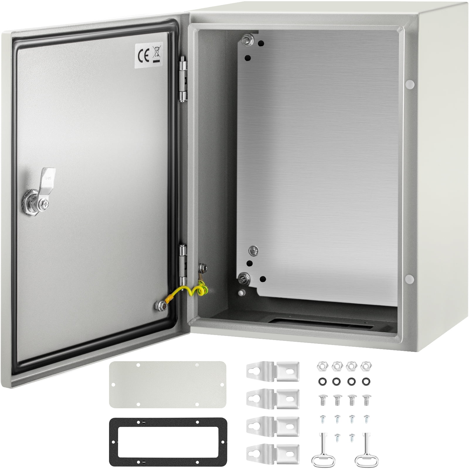 VEVOR Steel Box 16"x 12"x 8" Electrical Enclosure Box, Carbon Steel ...