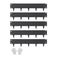 VEVOR Steel Landscape Edging, 5 Packs 39 x 5 in Rust-Resistant Metal ...