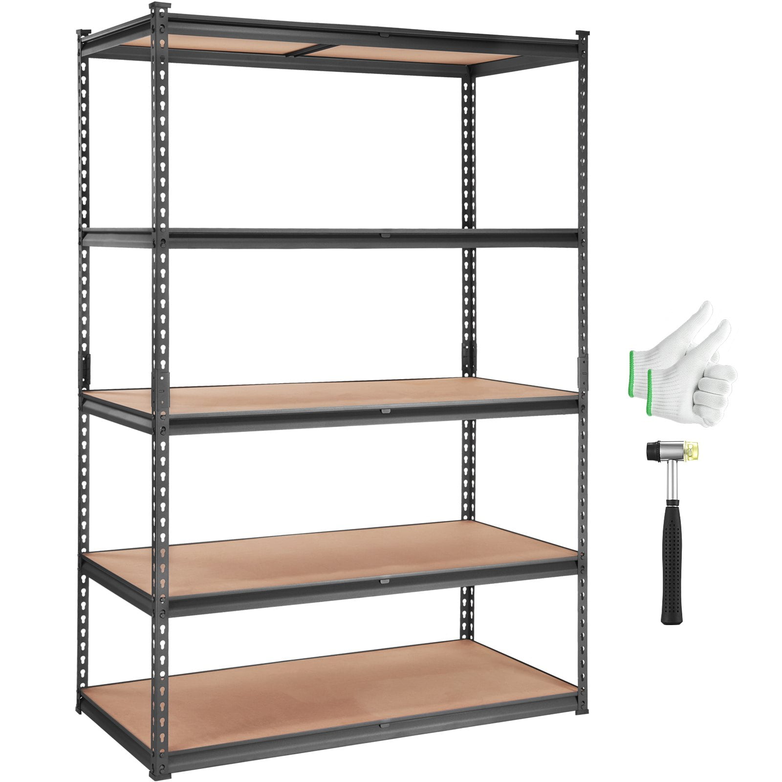 VEVOR Storage Shelving Unit, 5-Tier Adjustable, 2000 lbs Capacity ...