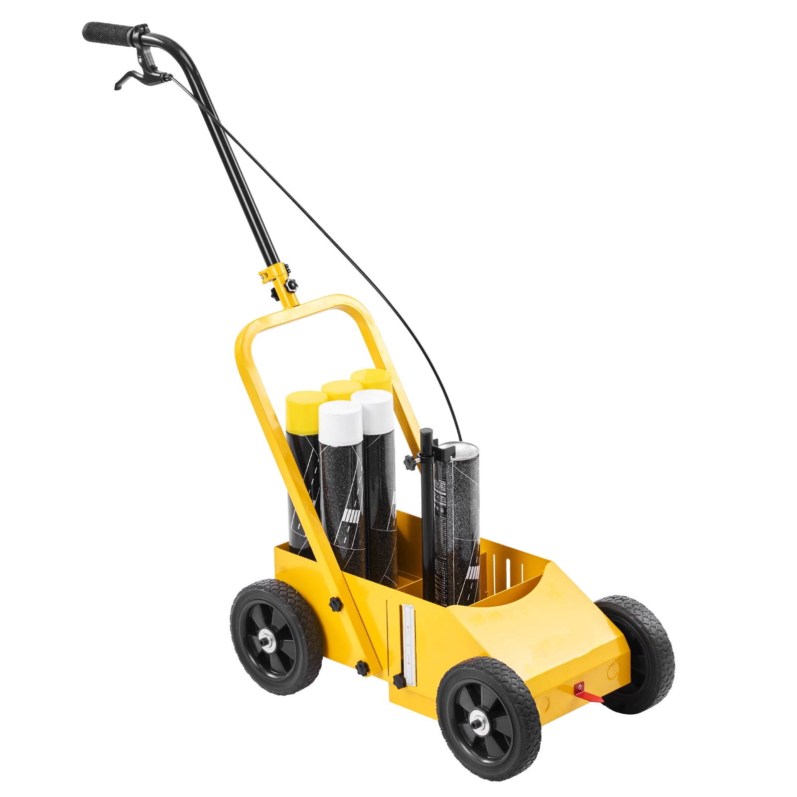 VEVOR Striping Line Marking Machine, 24 x 13 x 35.4 in, 4-Wheel, Heavy ...