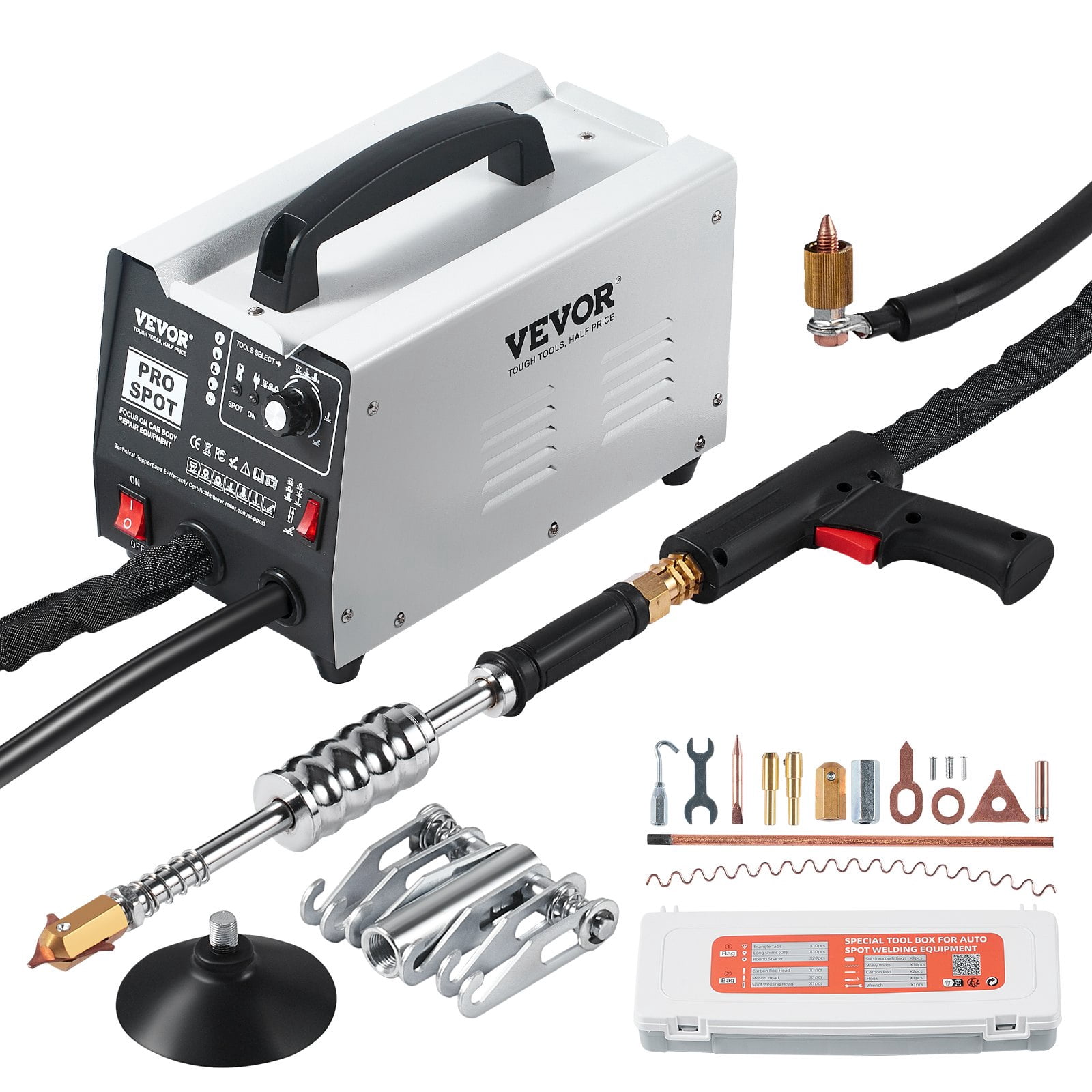 VEVOR Stud Welder Dent Repair Kit – Spot Welding Dent Puller Machine ...
