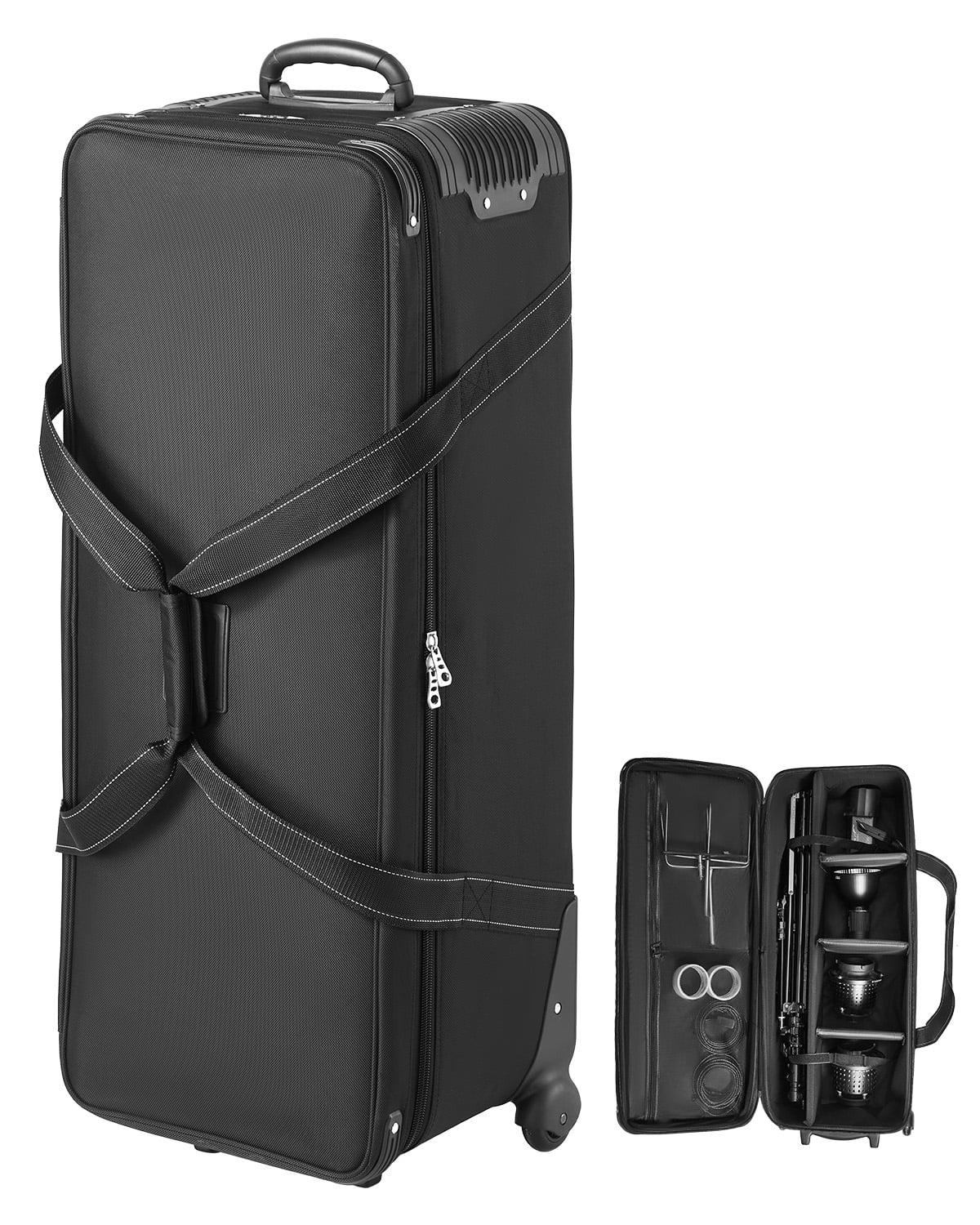 VEVOR Studio Equipment Trolley Case, 39.37 x 14.96 x 12.60 in / 100 x ...
