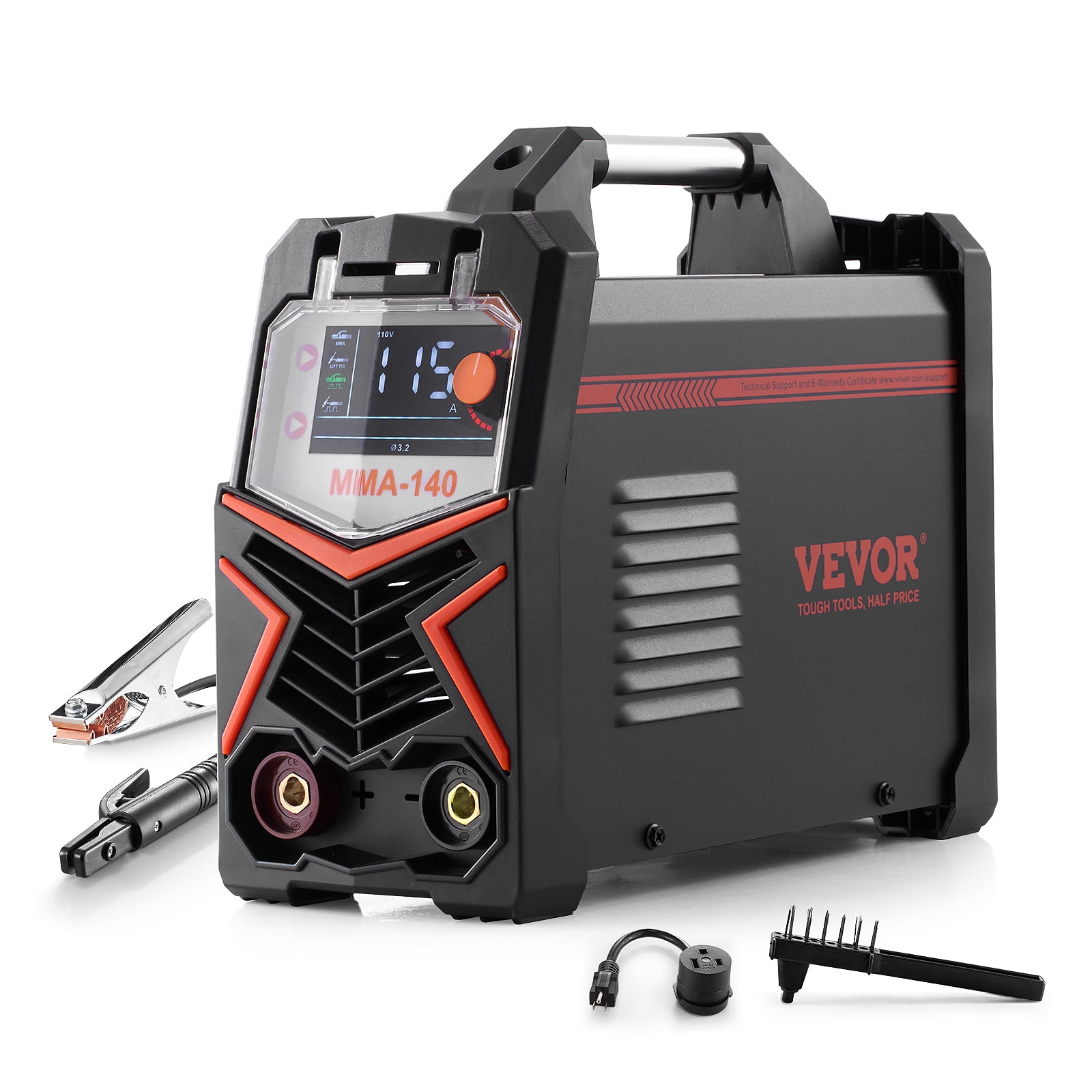 VEVOR MMA Welder, 140A 4-in-1 Welding Machine - MMA (Stick)/DC Pulse ...