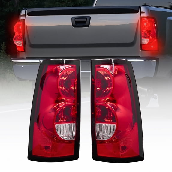 VEVOR Tail Light Assembly Compatible with 2003-2006 Chevy Silverado ...