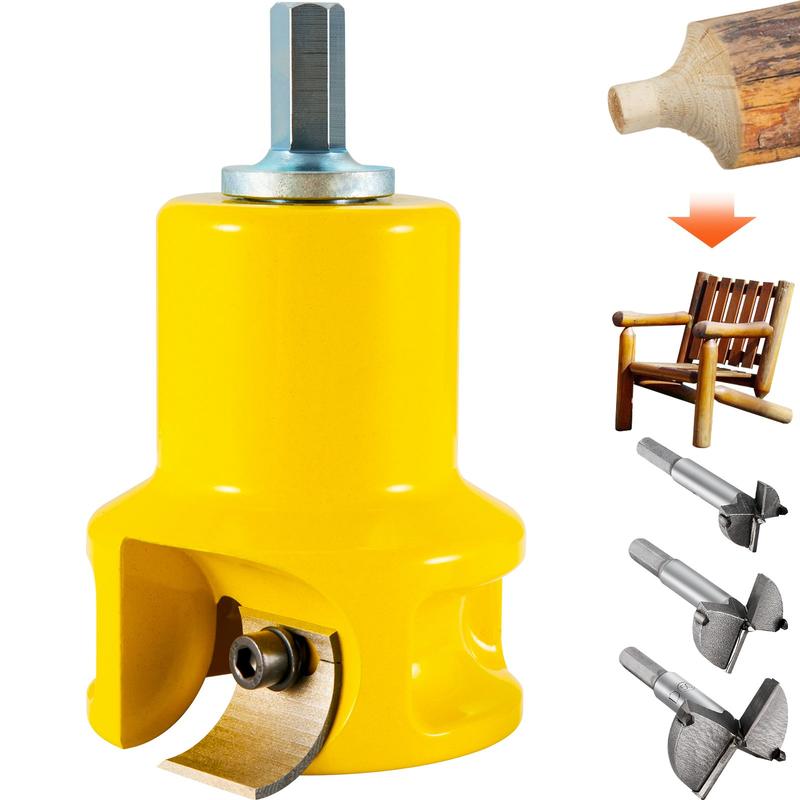 VEVOR Tenon Cutter, 1"/25.4mm & 1.5"/38mm & 2"/50.8mm, with Dual Curved ...