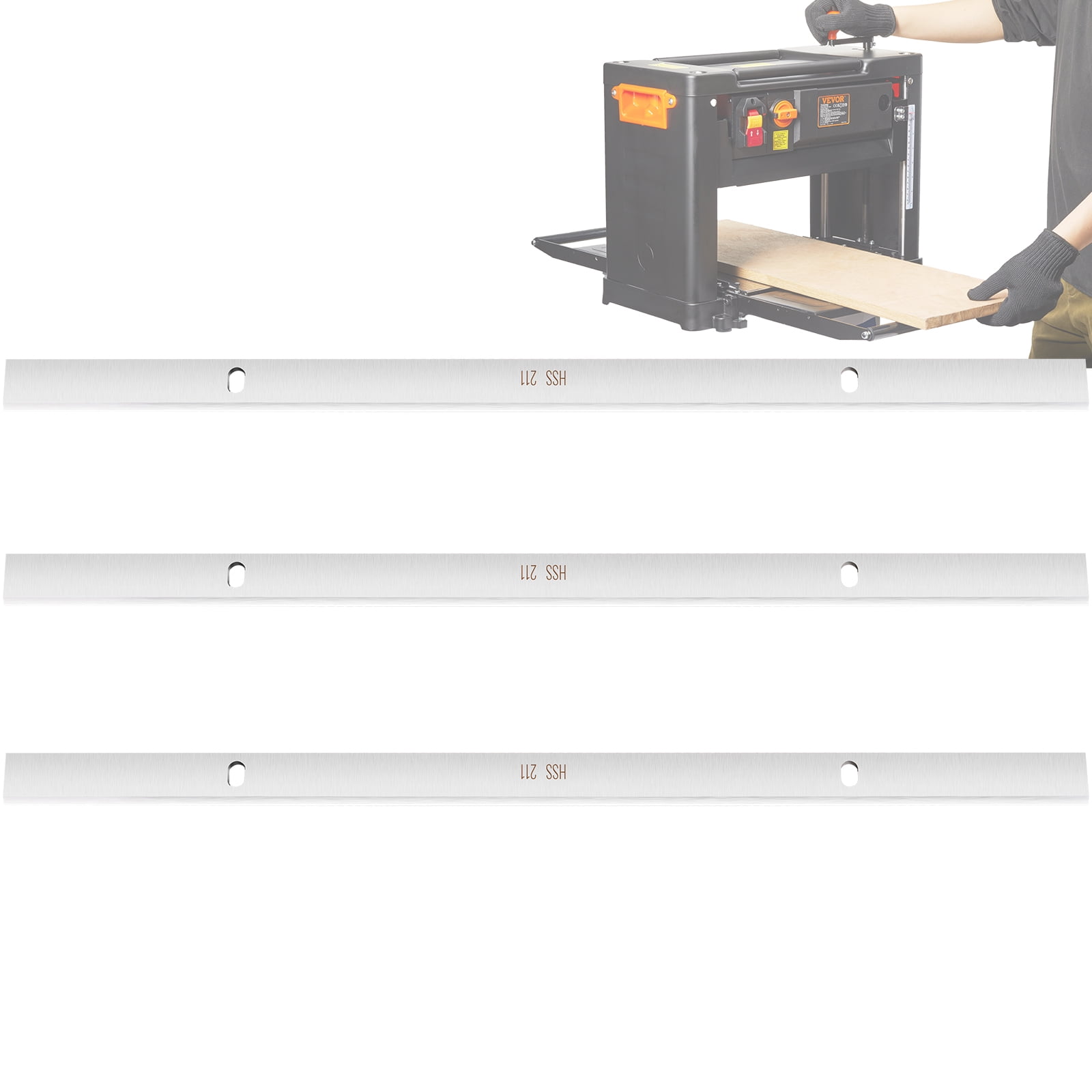 VEVOR Thickness Planer Blades, 13-inch, HSS Crafted for Durability ...