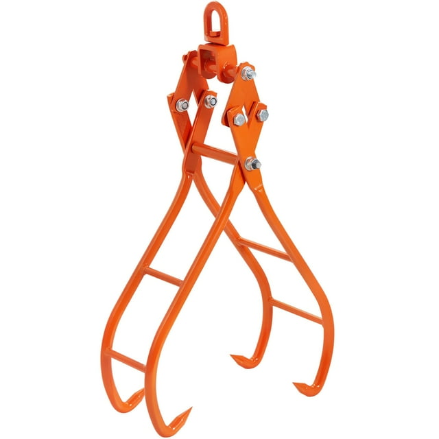 VEVOR Timber Claw Hook, 28 inch 4 Claw Log Grapple for Logging Tongs ...