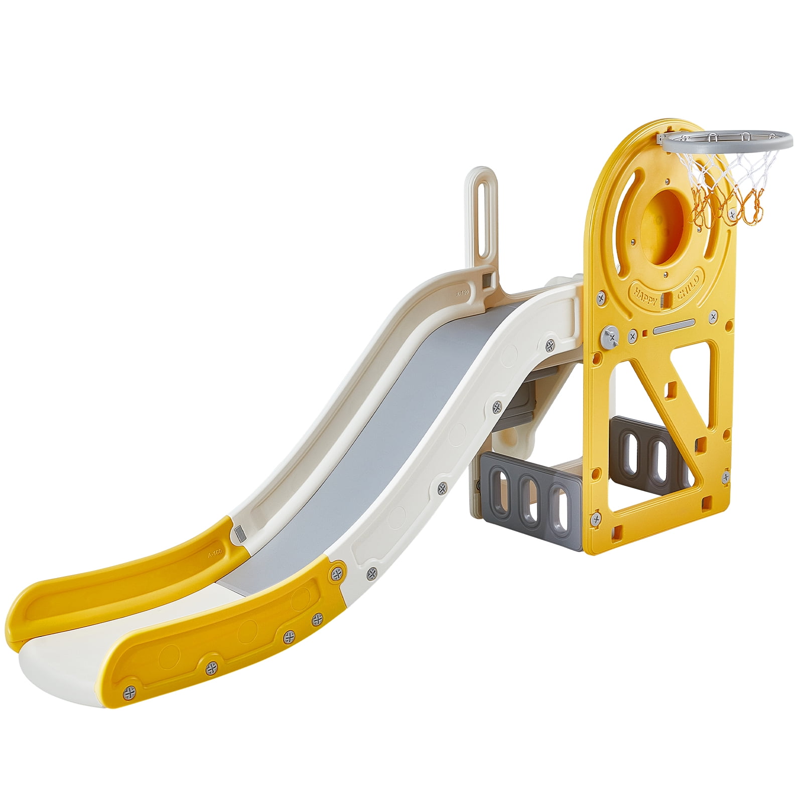 VEVOR Toddler Slide, Kid Slide for Toddlers Age 1-3 w/Climbable Ladders ...
