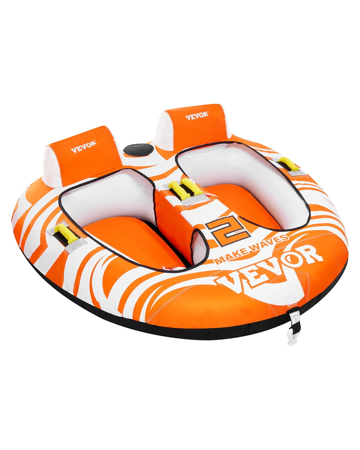 VEVOR Towable Tubes for Boating 2 Person, Inflatable Boat Tubes and ...