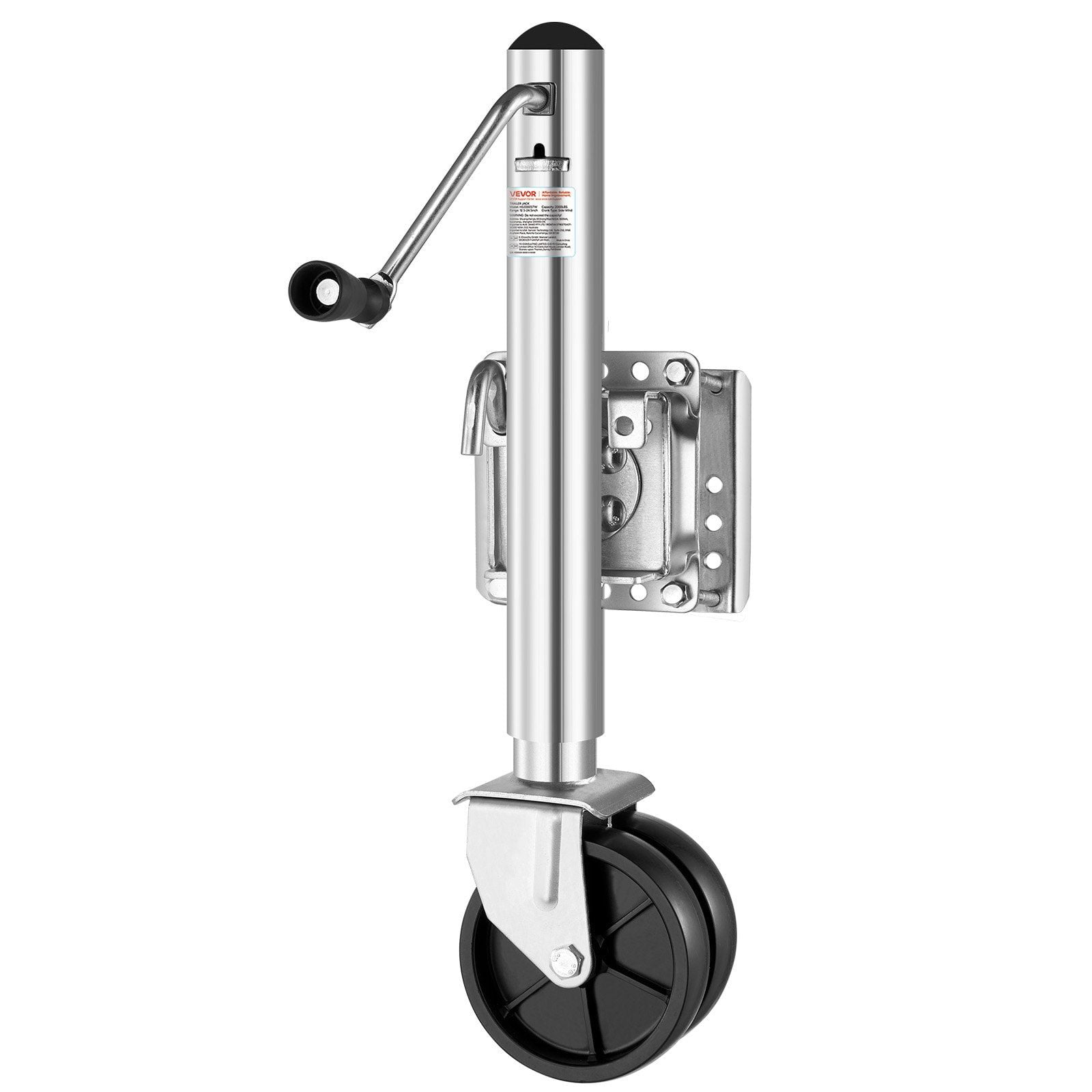 VEVOR Trailer Jack with Wheel, 2000 lbs Load Capacity, Heavy Duty ...