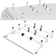 VEVOR Trailer Ladder Rack, 54" 3 Crossbars Ladder Roof Rack, Heavy-duty ...
