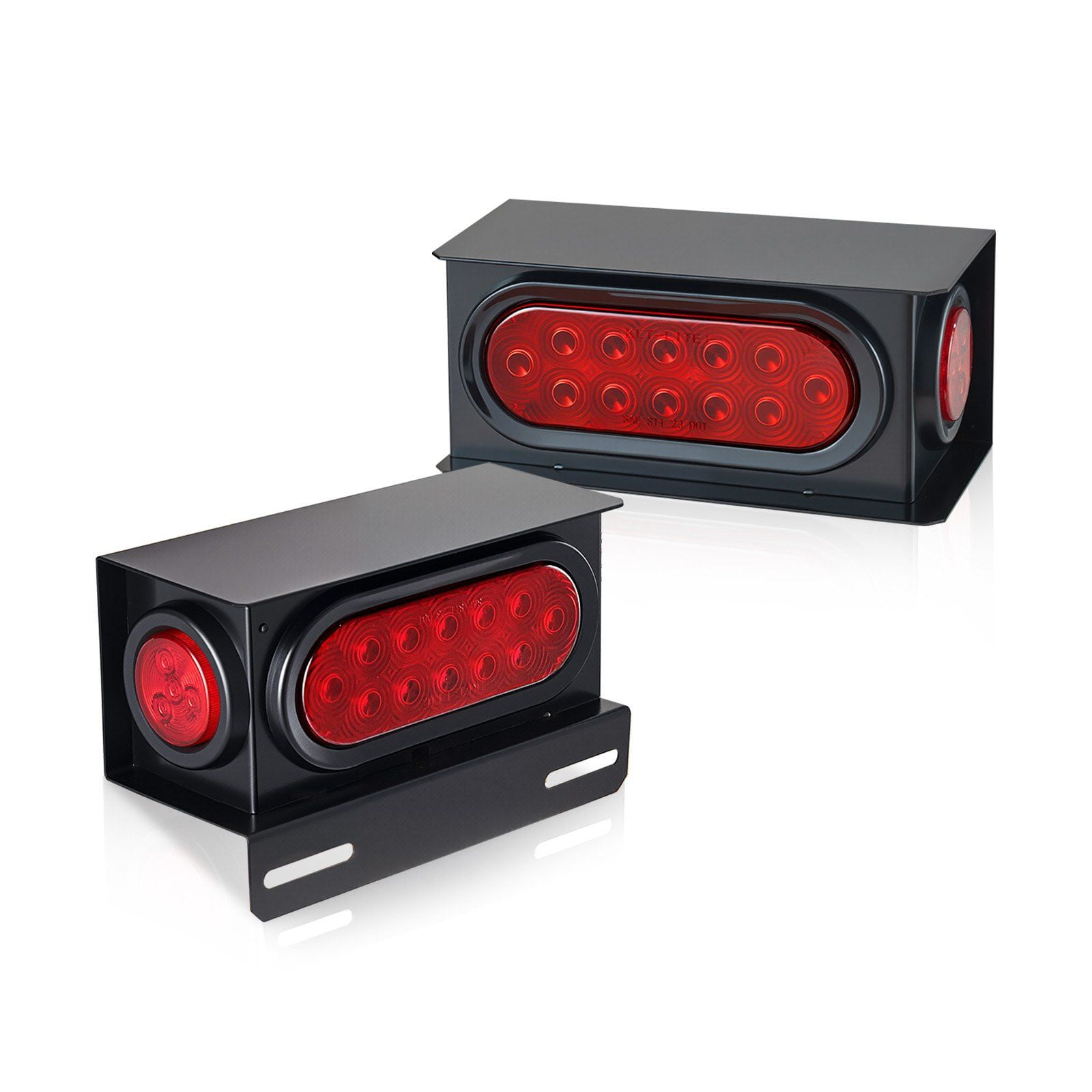 VEVOR Trailer Lights, 10-30V LED Trailer Tail Lights Kit with Stop ...