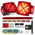 VEVOR Trailer Lights, 12V LED Trailer Tail Lights Kit with Stop Brake ...