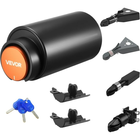 VEVOR Trailer Lock, Fits 2 & 2-5/16-Inch Bulldog Trailer Couplers ...