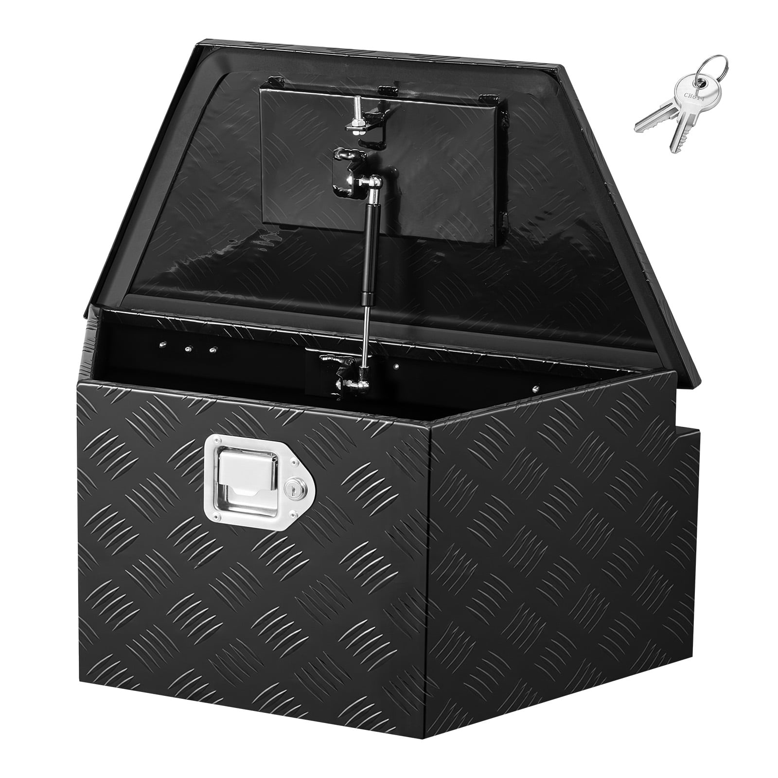 VEVOR Trailer Tongue Box, 26" x 13" x 12" Aluminum Trailer Tongue Tool ...