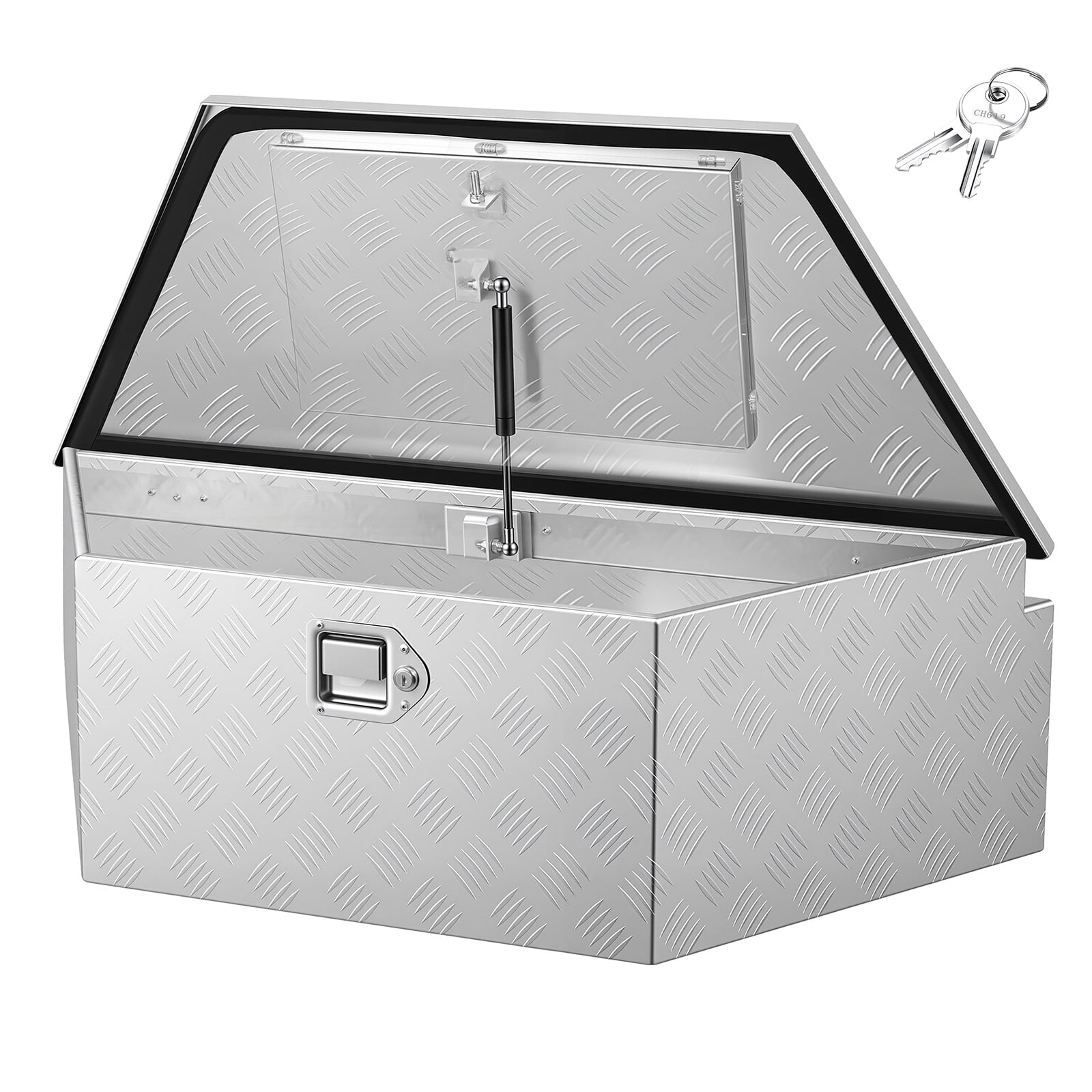 VEVOR Trailer Tongue Box, 39" x 16.5" x 12" Aluminum Trailer Tongue ...