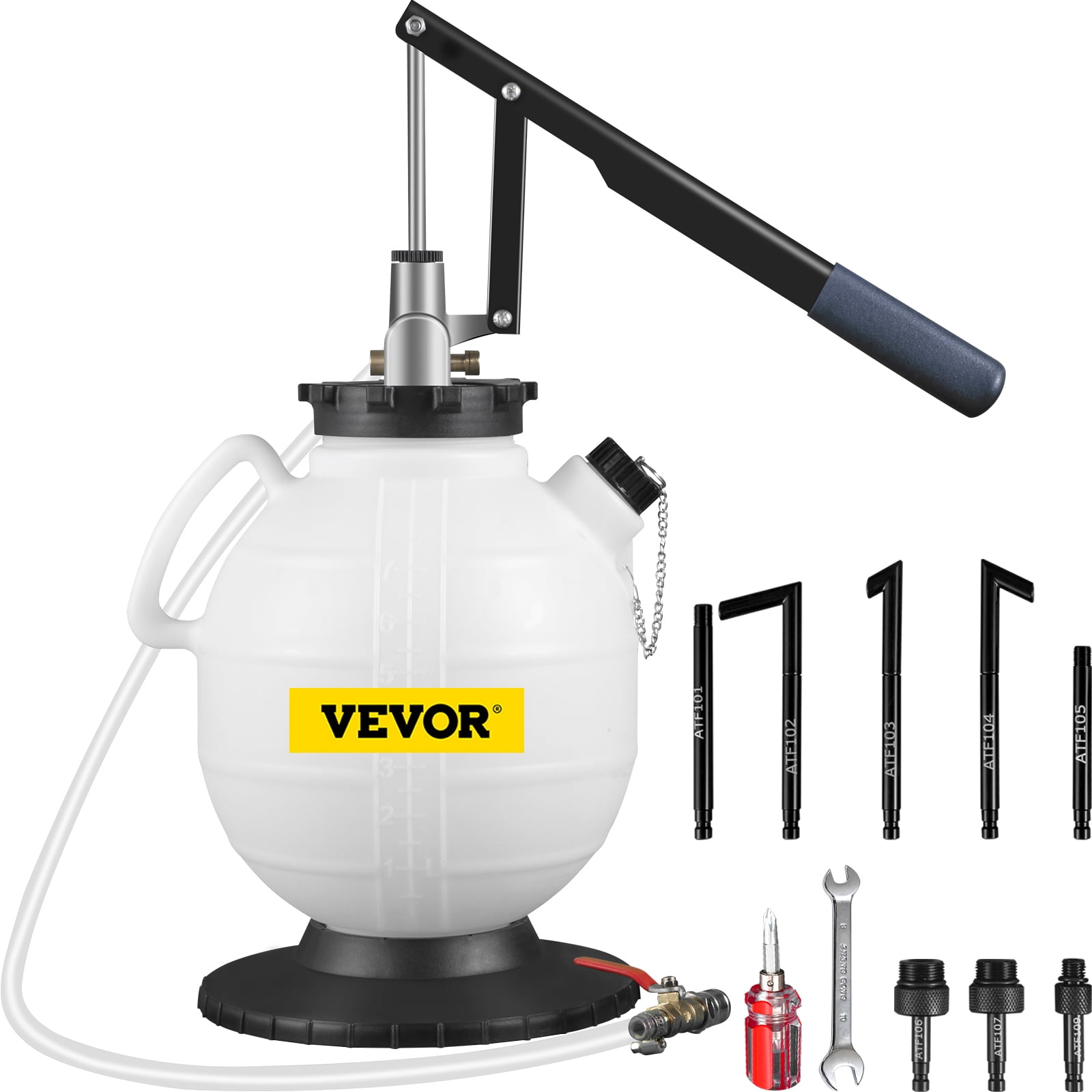 Free Shipping! VEVOR Transmission Fluid Pump Manual ATF Refill System Dispenser, Oil and Liquid ...