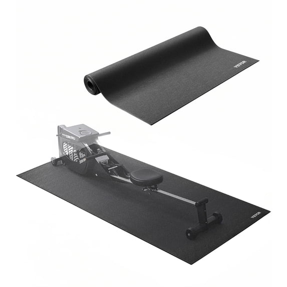 VEVOR Treadmill Mat for Carpet Floor, 30"x60" Exercise Equipment Mat ...