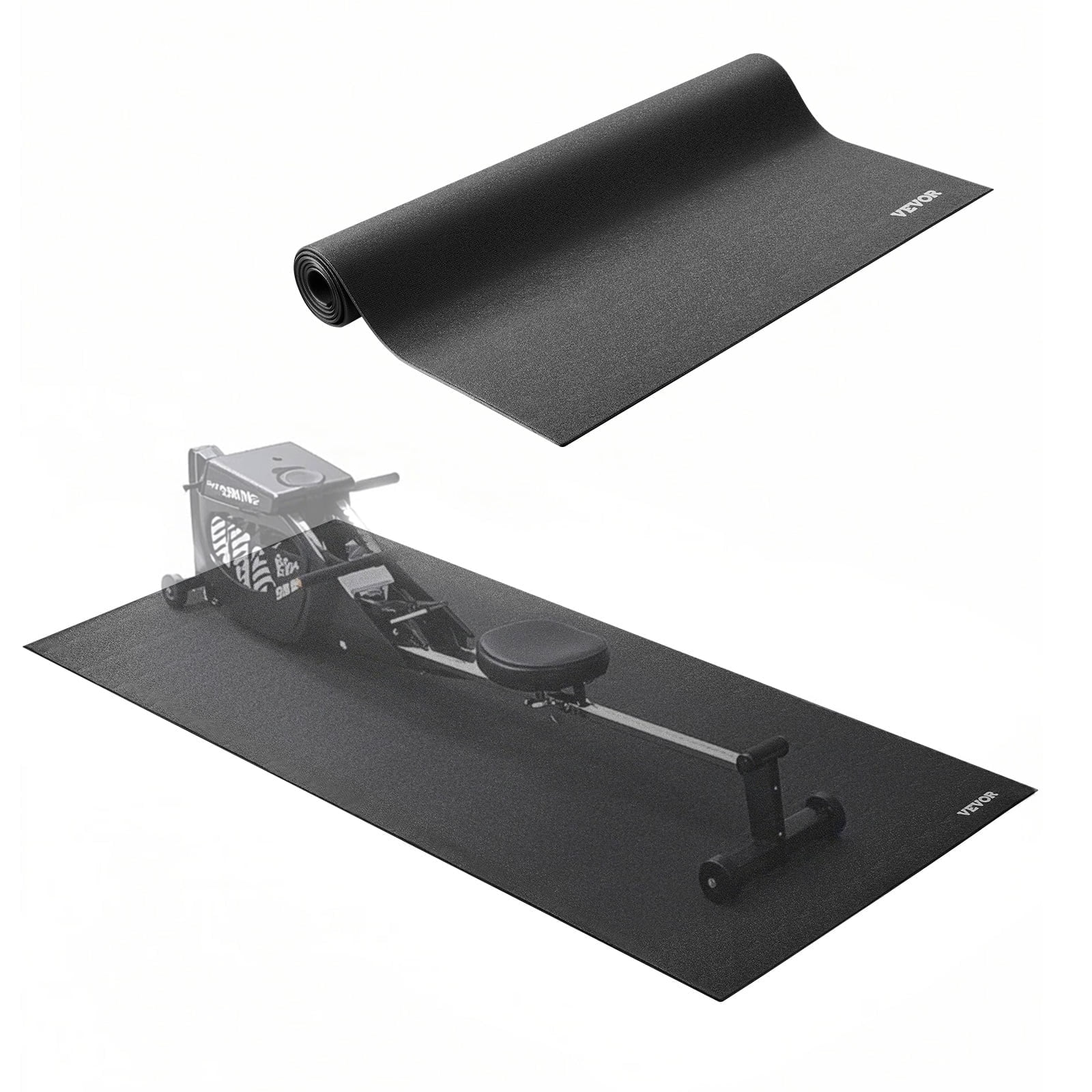 VEVOR Treadmill Mat for Carpet Floor, 1/4" Thick, 36" x 72" Exercise ...