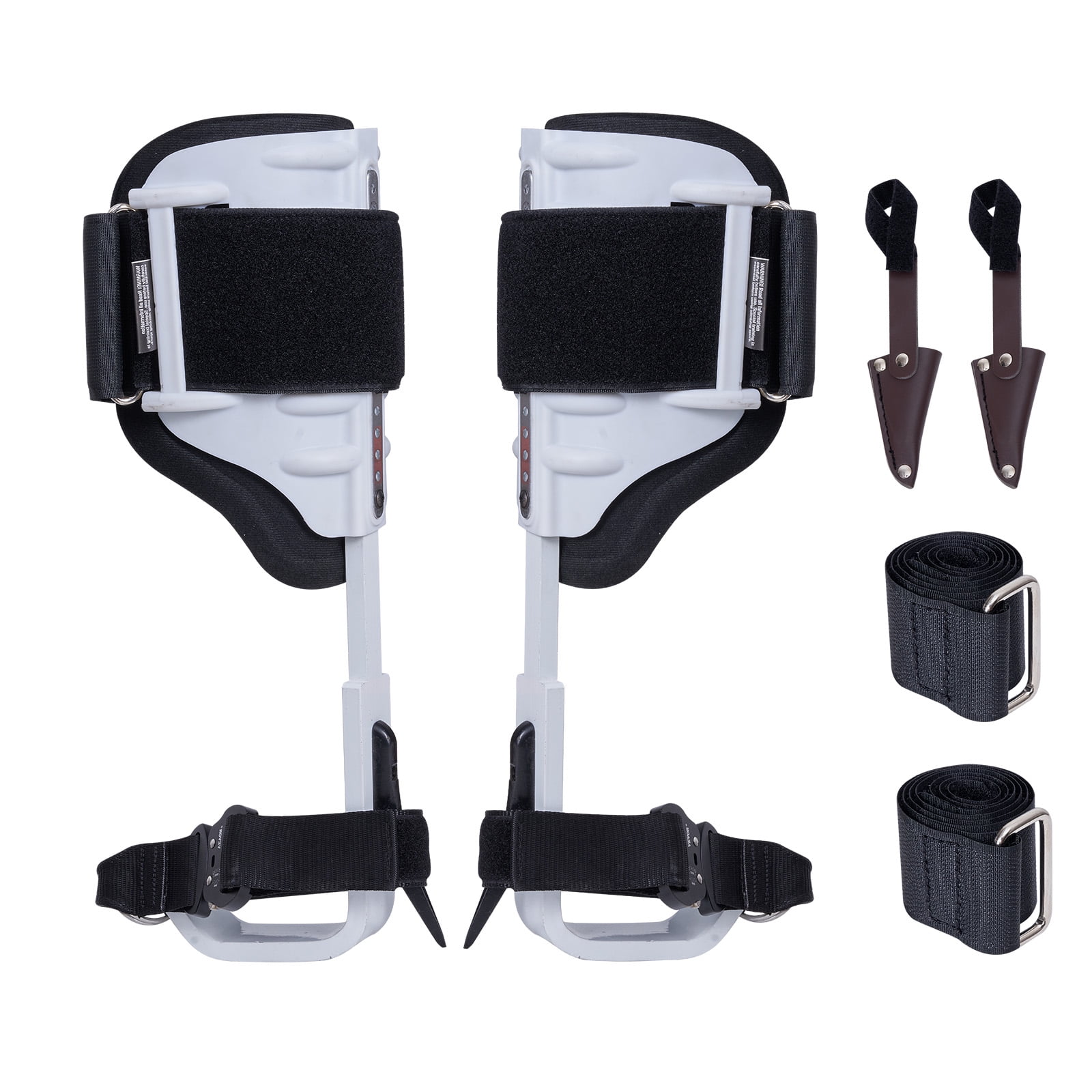 VEVOR Tree Climbing Spikes, 1 Pair Aluminum Climbing Spurs, 350lbs Load ...