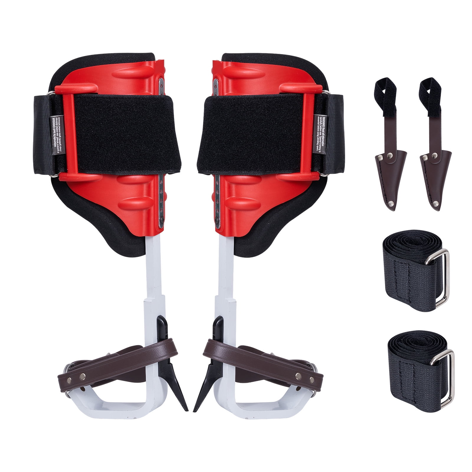 VEVOR Tree Climbing Spikes, 1 Pair Aluminum Climbing Spurs, 350lbs Load ...