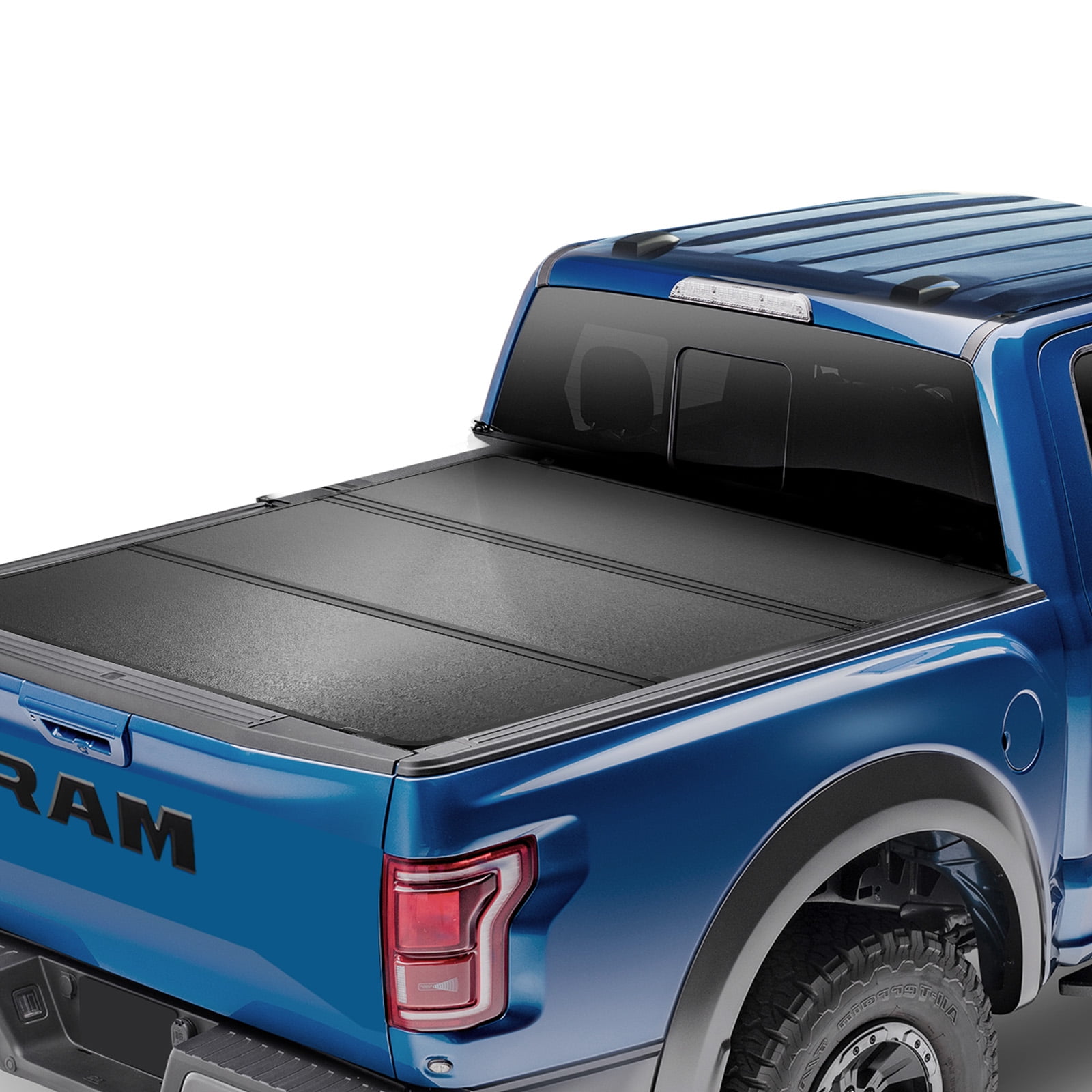 VEVOR Tri-Fold Truck Bed Tonneau Cover, Compatible with 2009-2024 Ram ...