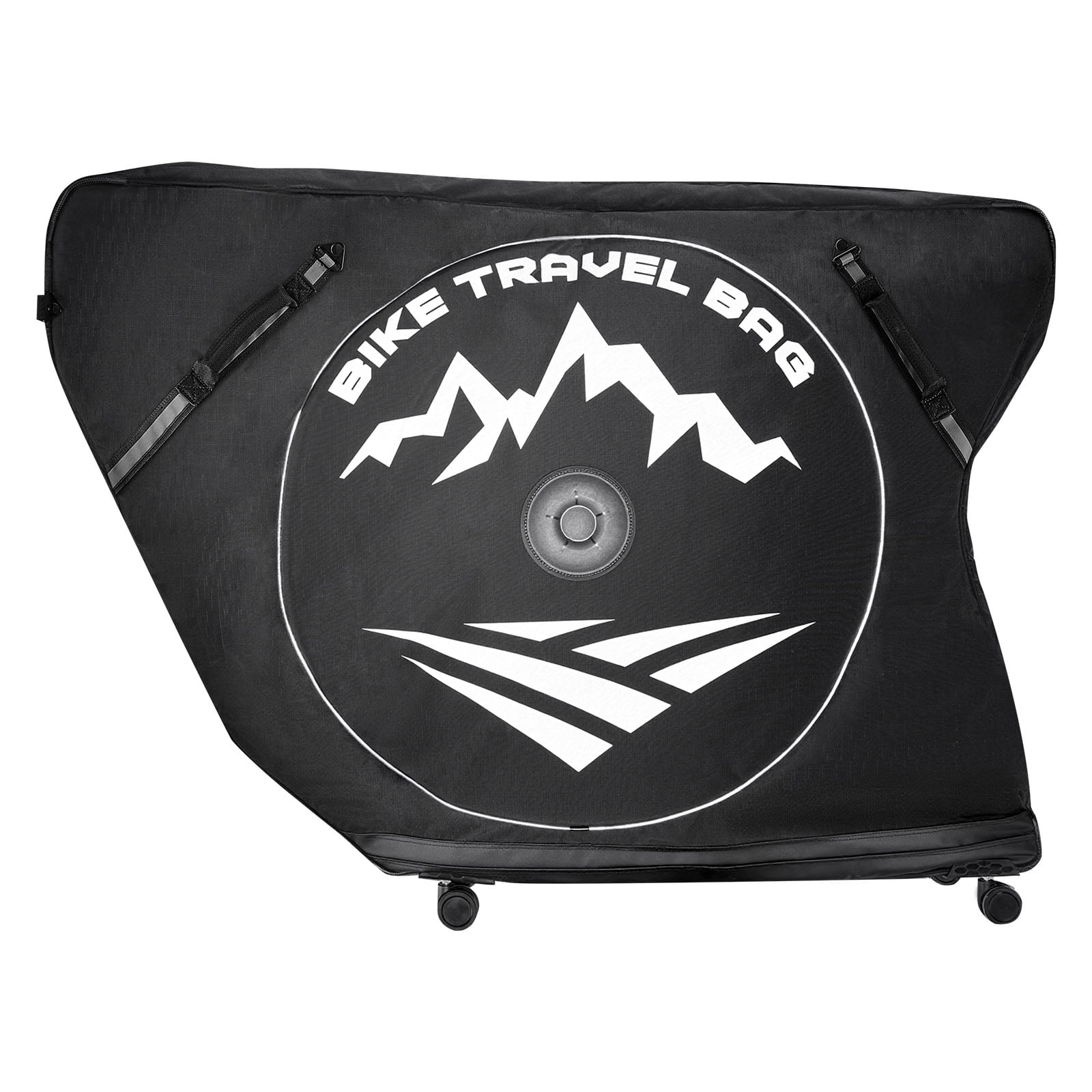 VEVOR Triathlon Bike Travel Bag, Transport Bicycle Storage Carry Bag ...