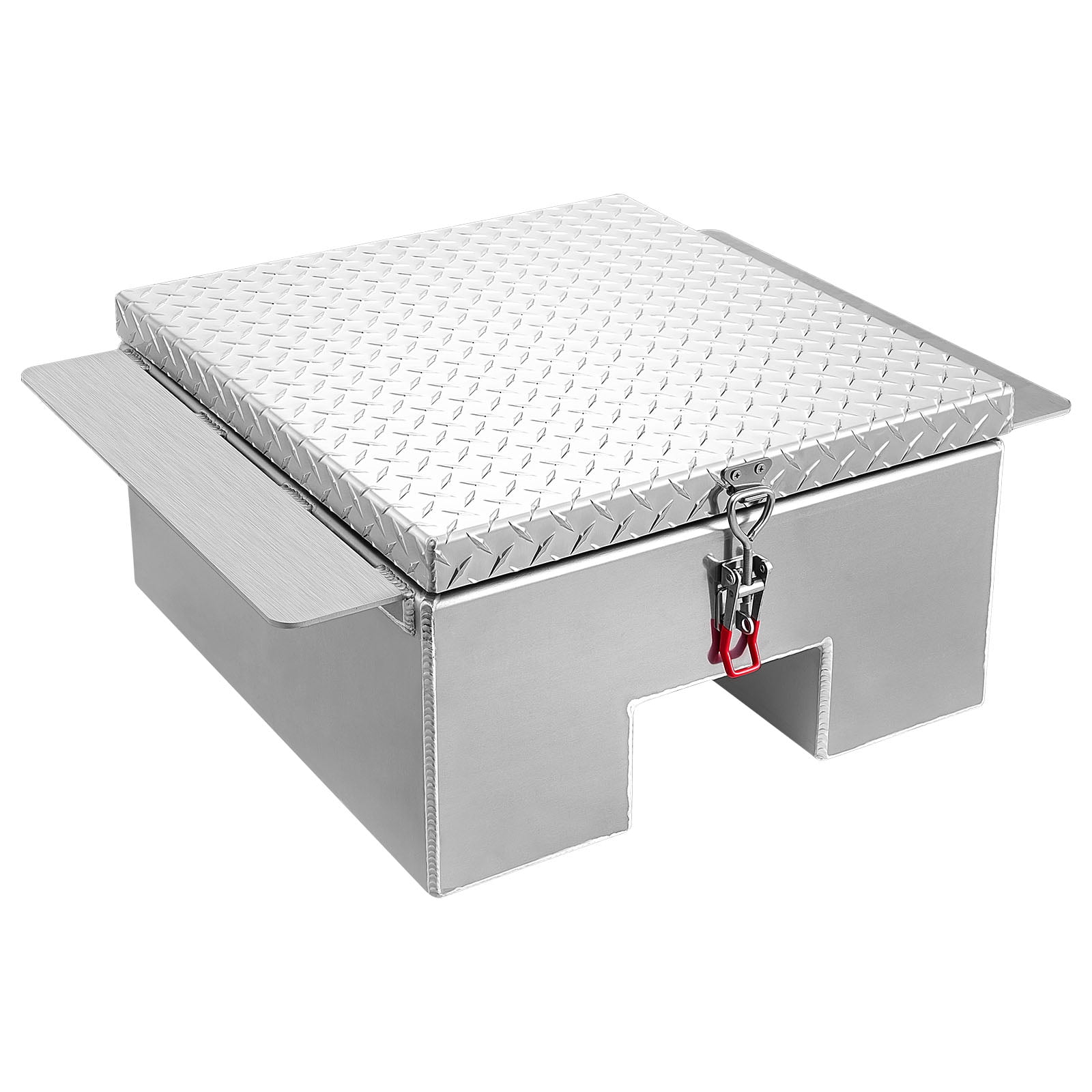 VEVOR Truck Bed Tool Box, Heavy Duty Aluminum Tool Box with Diamond ...