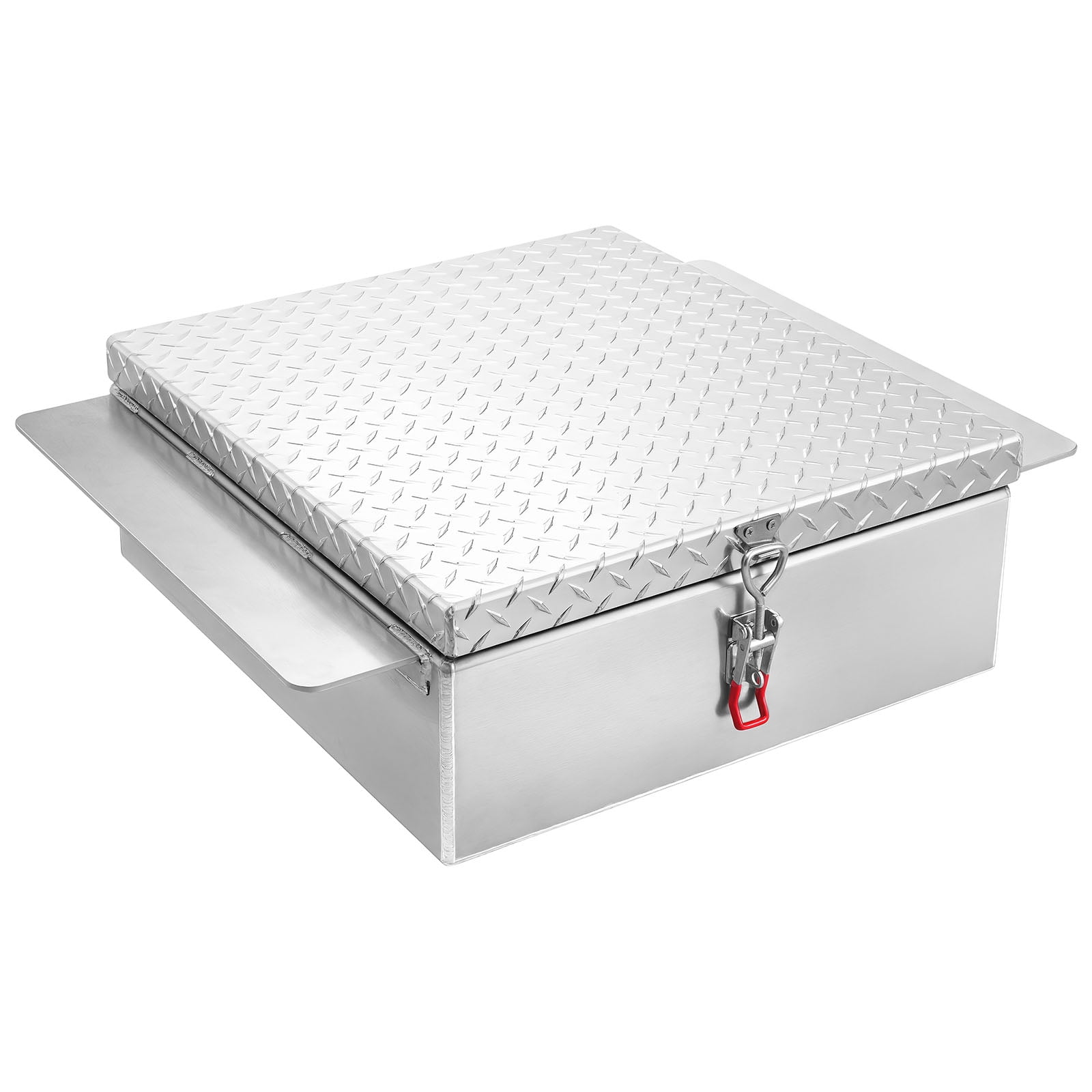 VEVOR Truck Bed Tool Box, Heavy Duty Aluminum Tool Box with Diamond ...