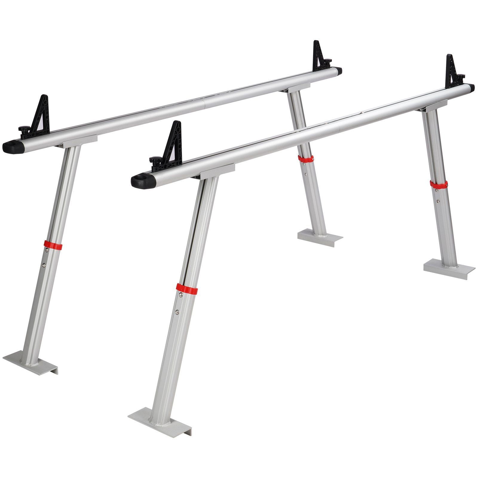 VEVOR Truck Rack, 800 lbs Capacity, 17-29in Adjustable Height, Aluminum ...