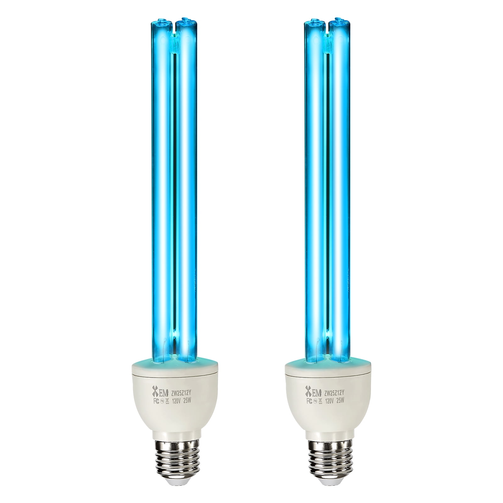 VEVOR UV Light Bulb, 2 Pack, 25W Replacement Ultraviolet UVC Lamp with ...