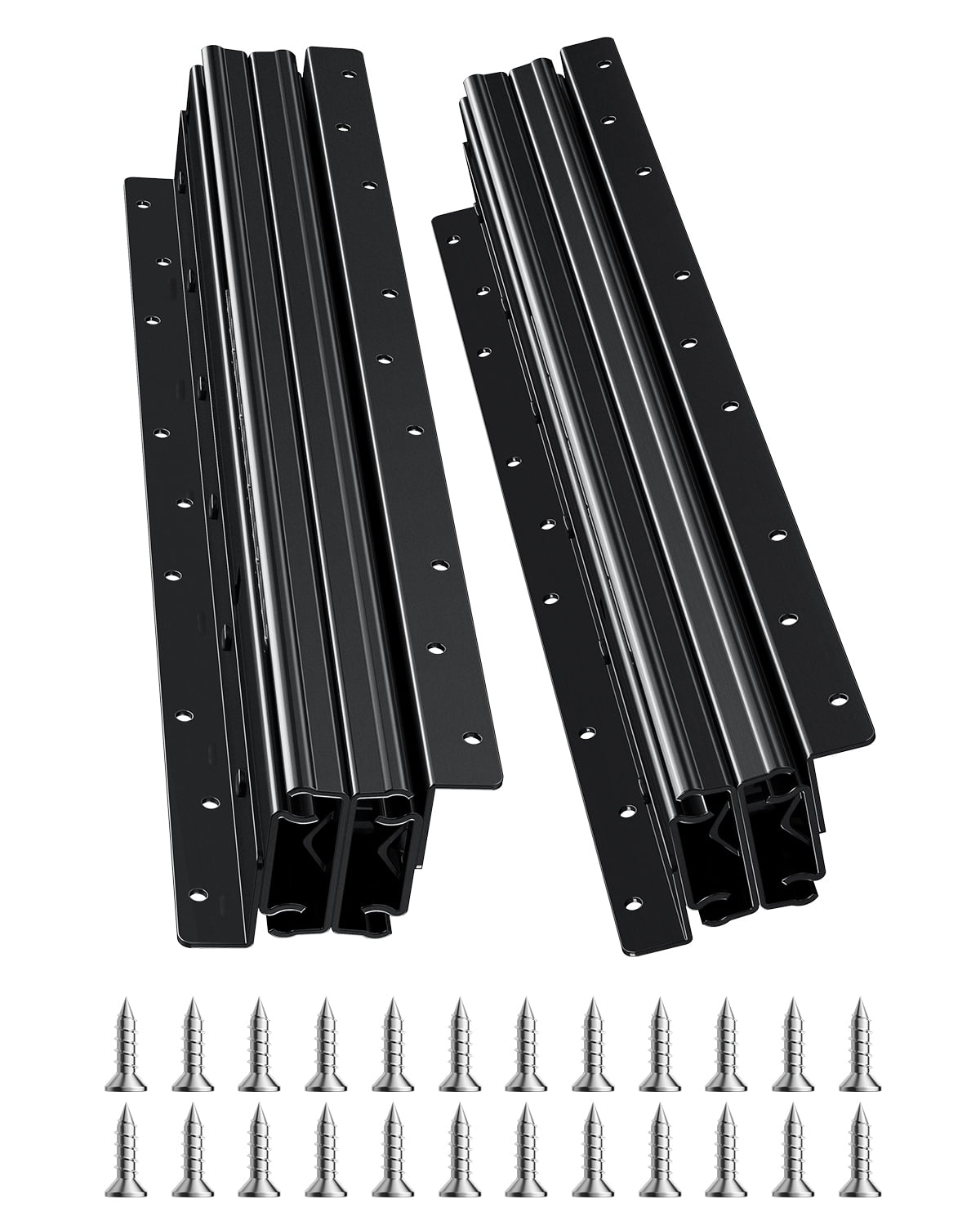 VEVOR Undermount Drawer Slides, 16 inch, Full Extension Ball Bearing ...