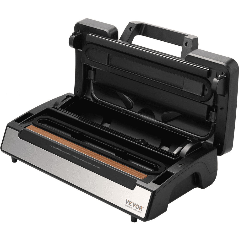 VEVOR Vacuum Sealer Machine 90Kpa 130W Powerful Dual Pump and Dual ...