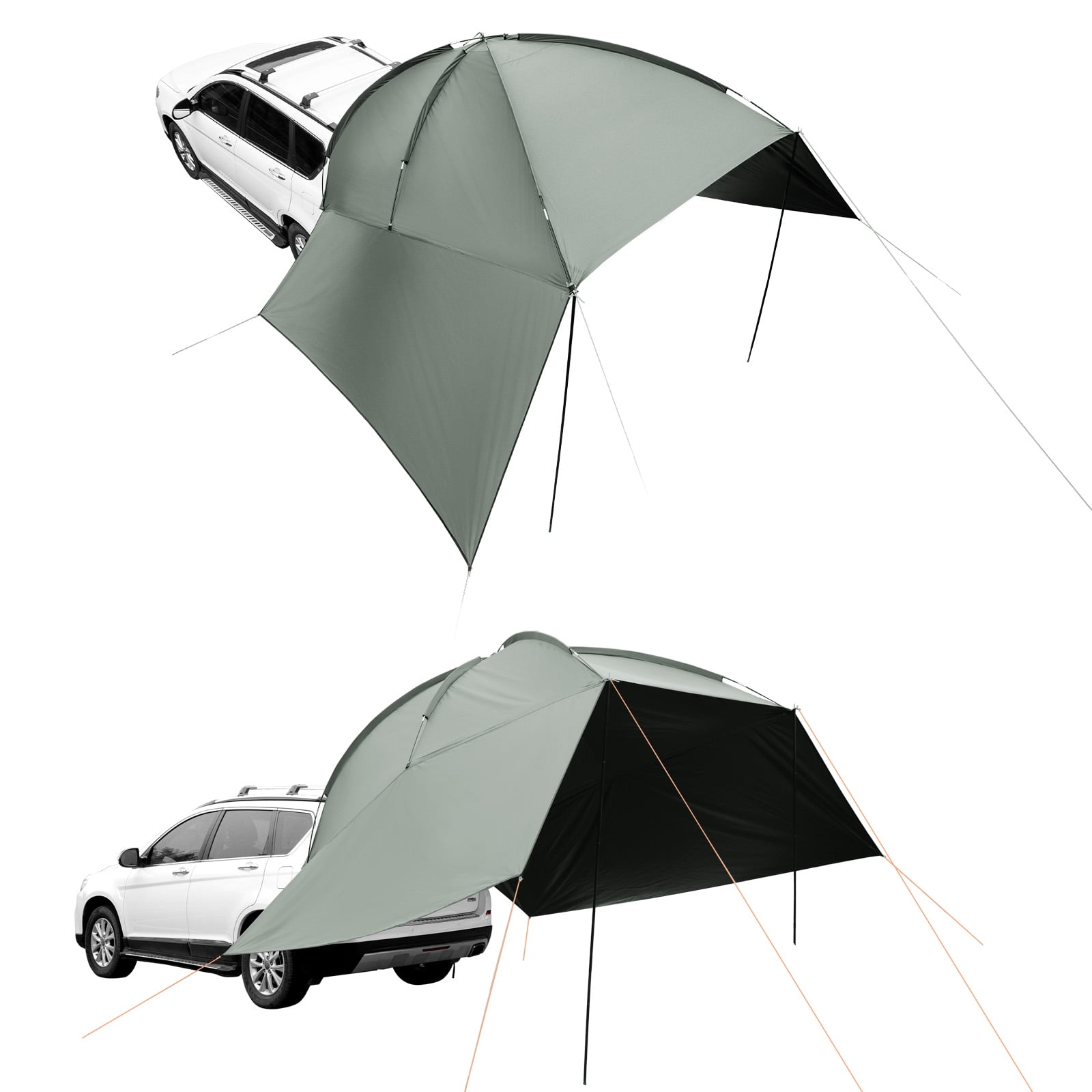 VEVOR Vehicle Awning, Large 10' x 7' Shade Coverage Car Side Awning ...
